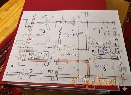 Sajam - Braće Popović - prodajem naš trosoban stan, 83m2, 180.000€