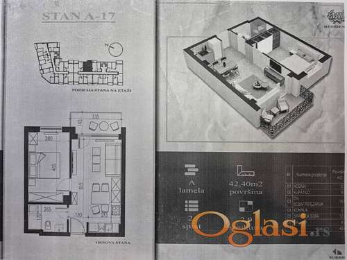 NOV USELJIV STAN, SUBOTICA, Arsenija Čarnojevića 16