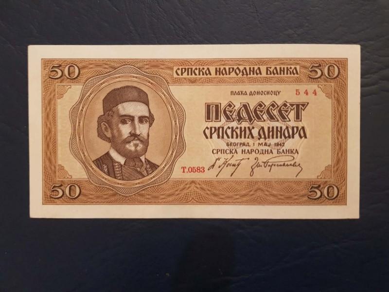 50 dinara 1942