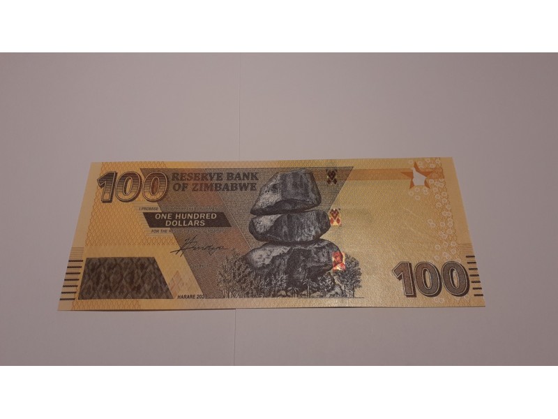 ZIMBABVE - 100 DOLARA - 2023