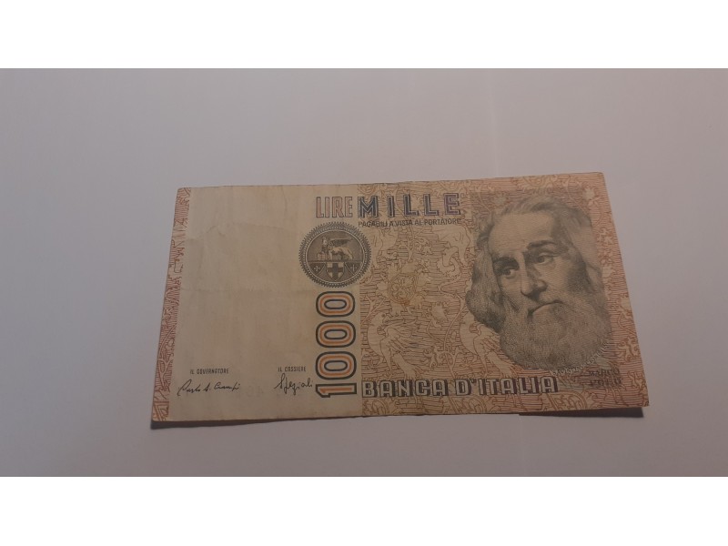 ITALIJA - 1000 LIRA - 1982