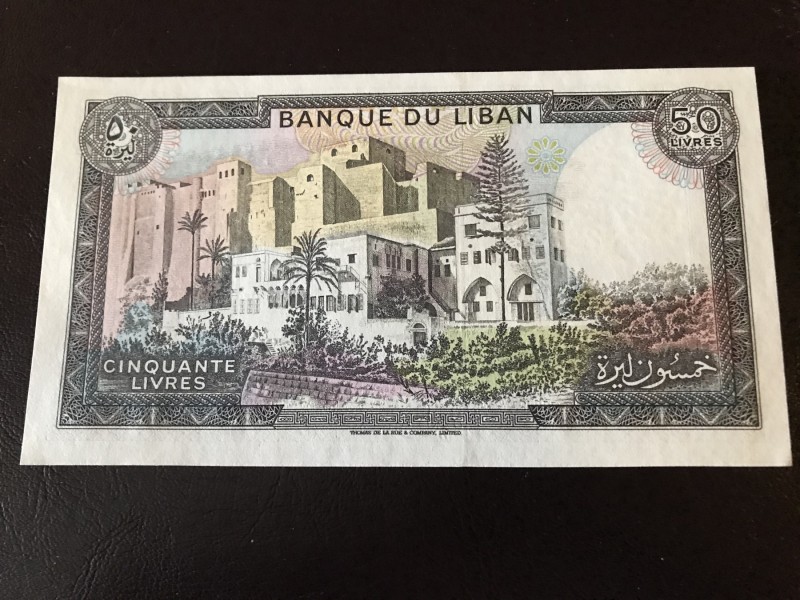 LIBAN 50 LIVRES. UNC.