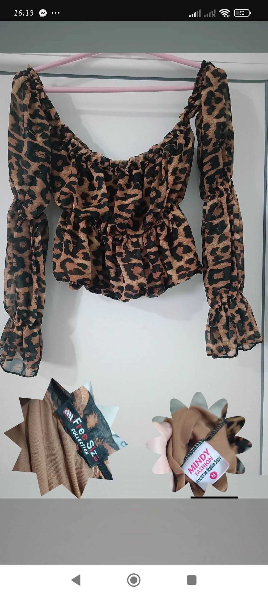 Ženska bluza sa leopard printom - Brend: Mindy Fashion - Veličina: M