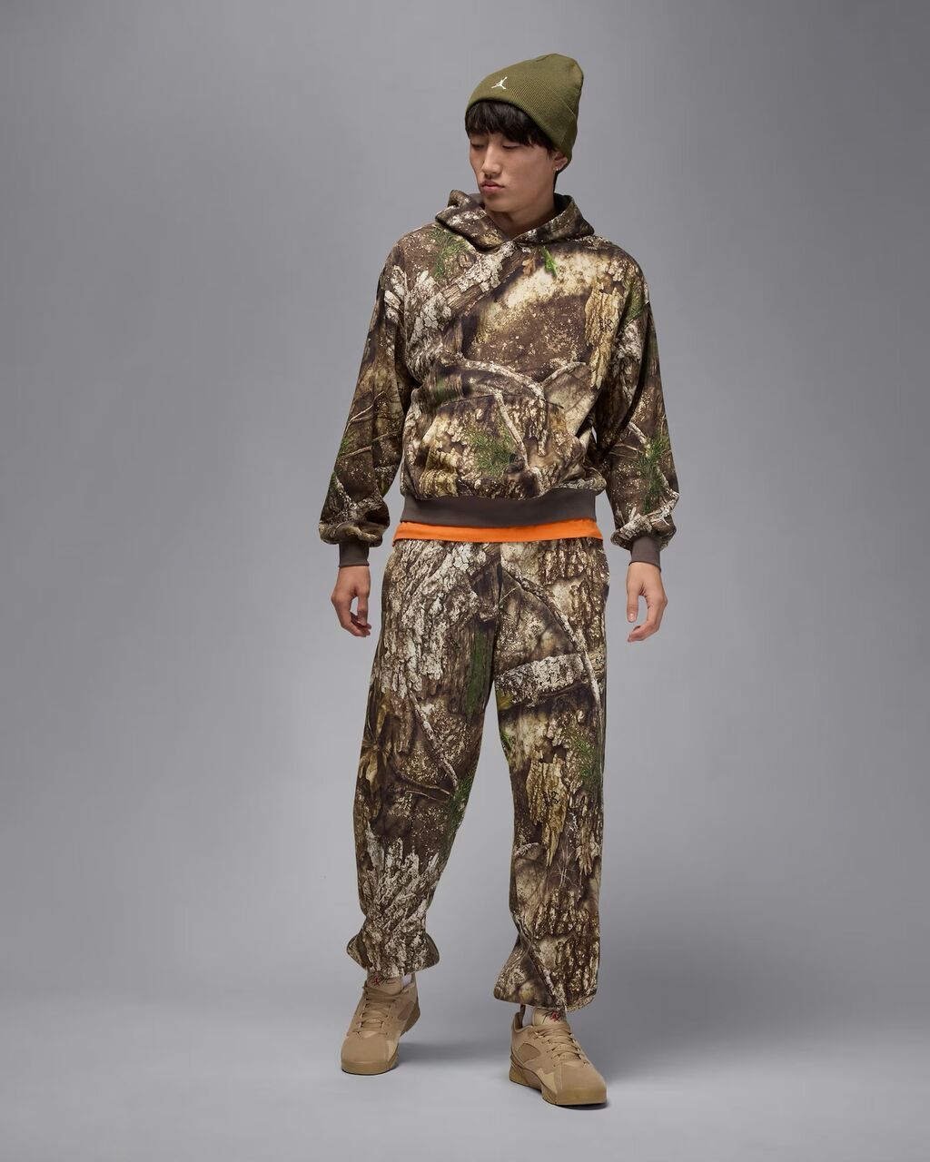 JORDAN Brooklyn Realtree Camo Print Relaxed Men's Hoodie and JORDAN