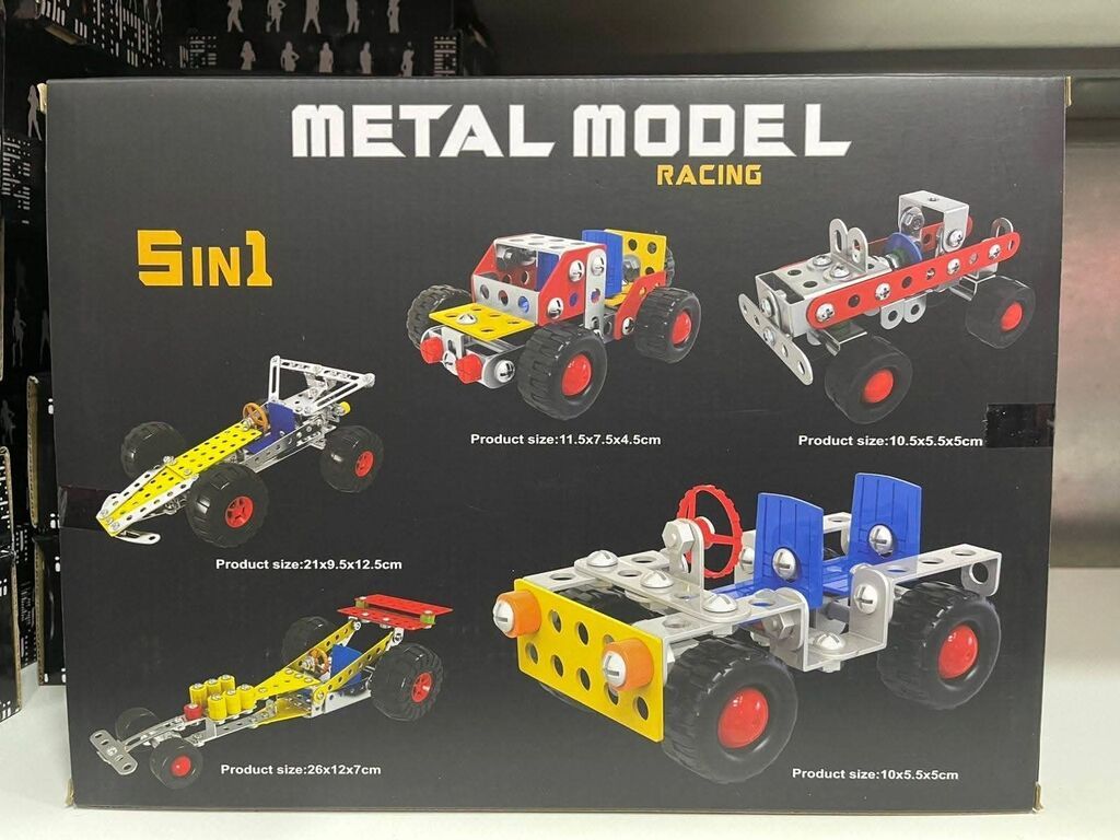 METAL MODEL – Racing 5 u 1 konstruktor set 236/1 elementa - Set za