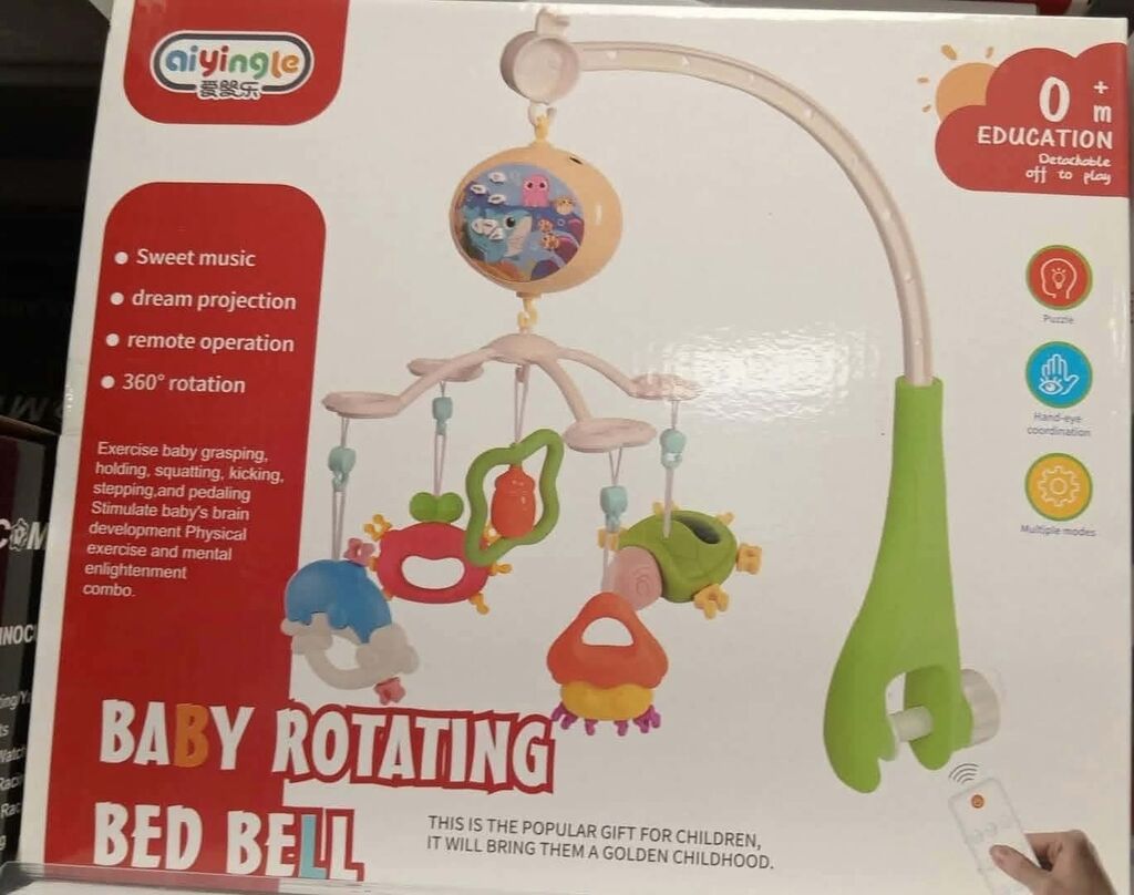 Muzička vrteška za krevetac – Baby Rotating Bed Bell (Aiyingle) - Za