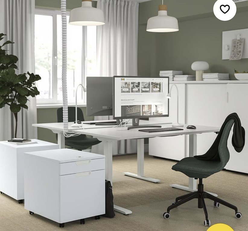IKEA radni sto - Multifunkcionalan radni sto sa čistim, minimalnim