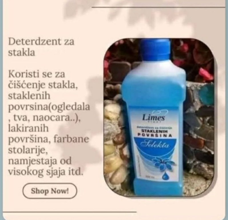 Deterdžent za stakla Limes – Selecta, 500 ml - Namenjen čišćenju