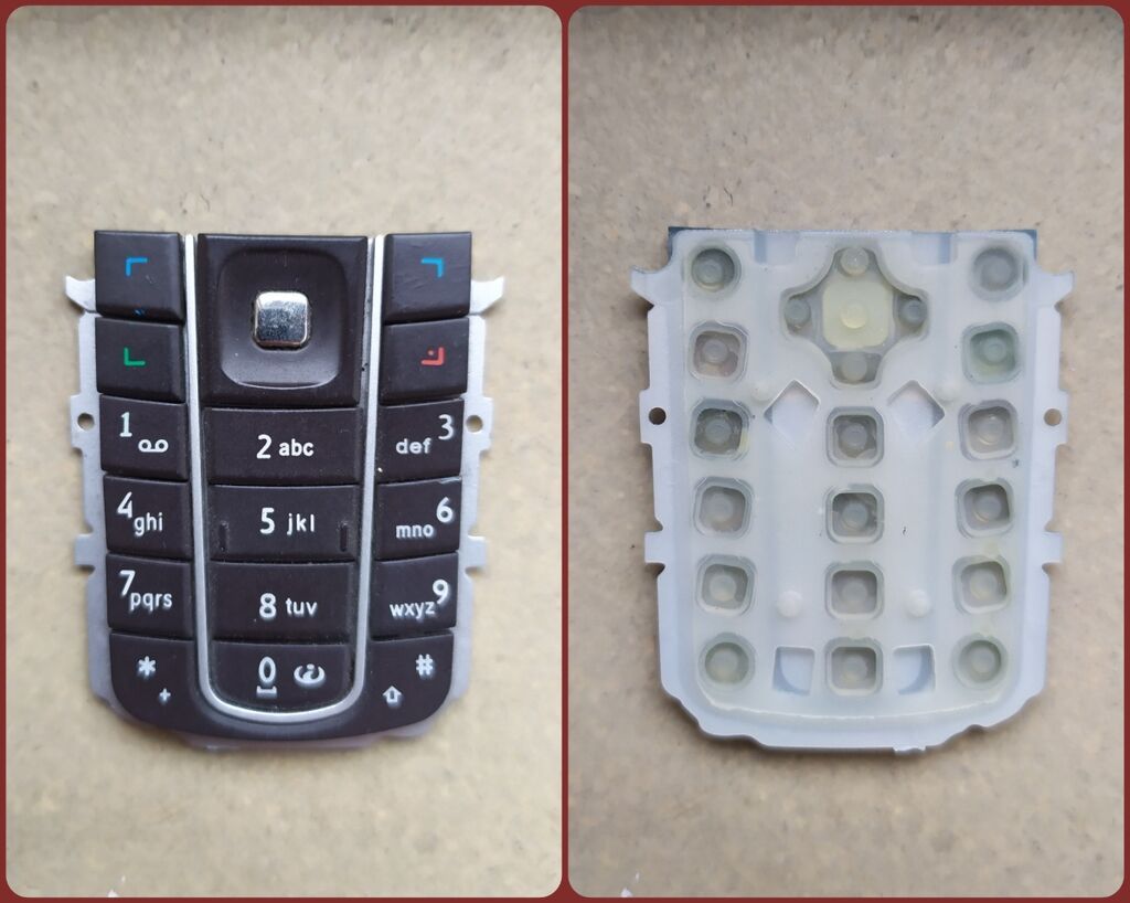 Nokia 6230i - Zamenska Tastatura Crna Podloga