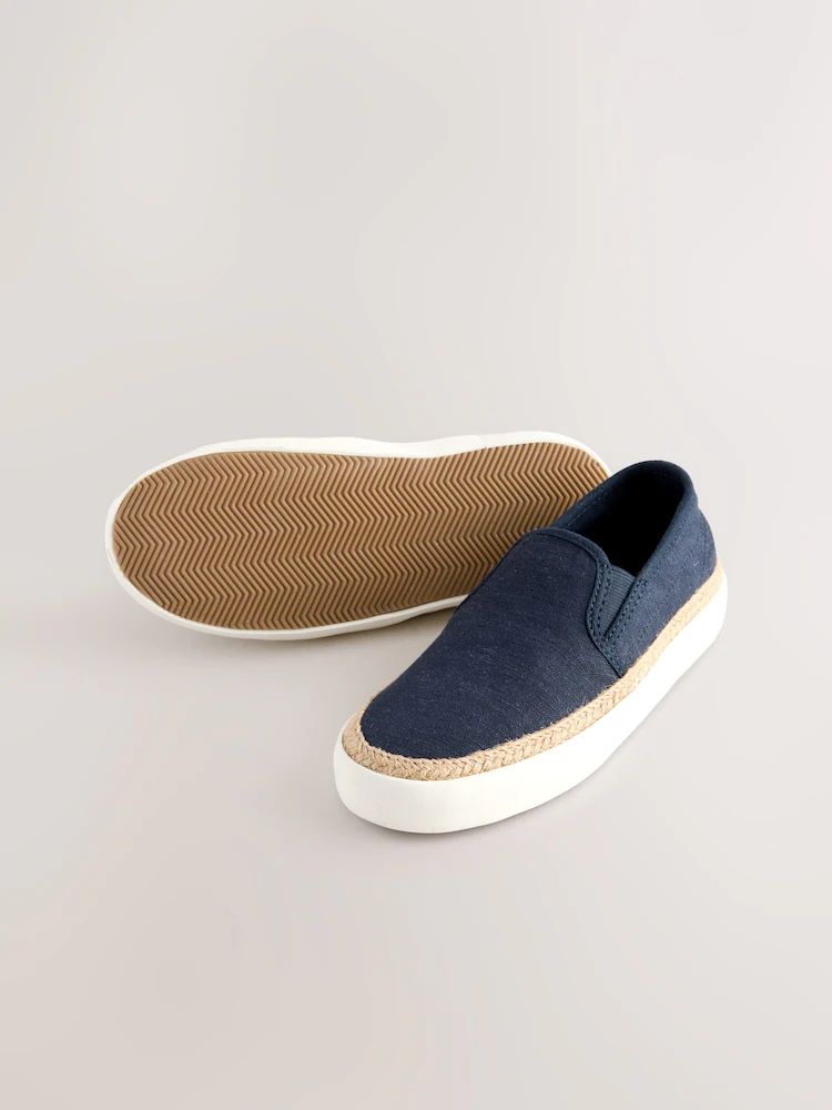 Mornarice - Slip-On Espadrille Mokasine