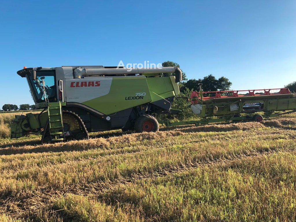 Claas Lexion 750 Montana + V750 kombajn za žito
