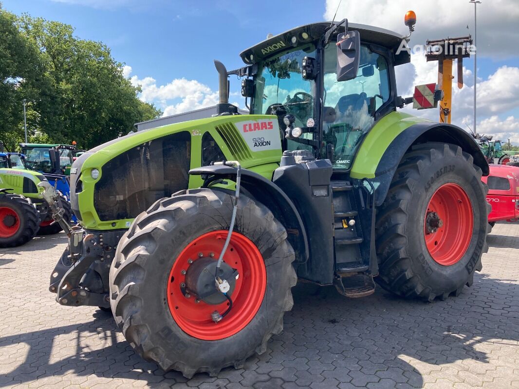 Claas Axion 920 CMATIC CEBIS traktor točkaš