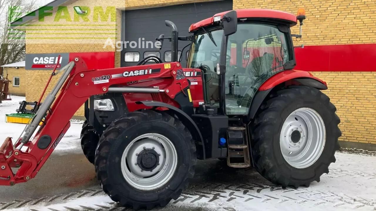Case IH maxxum 115 med case ih lrz120 frontlæsser traktor točkaš
