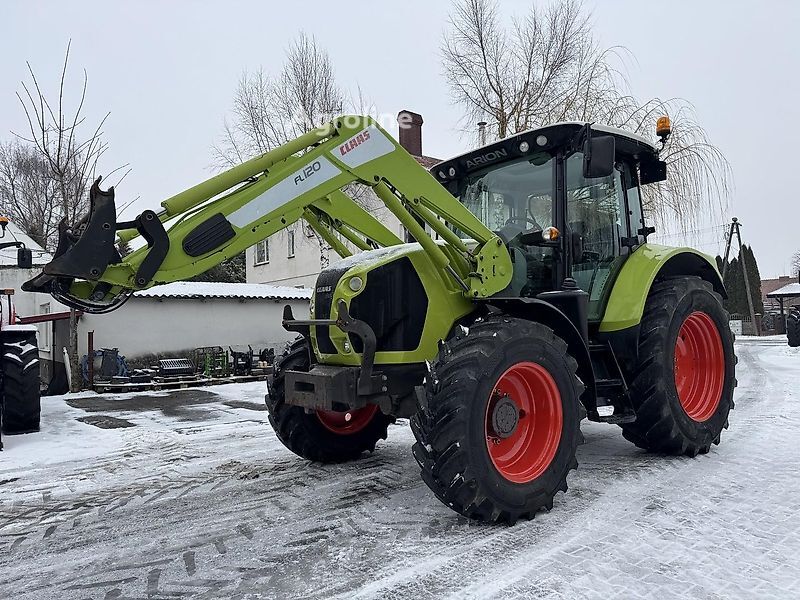 Claas ARION 530 CIS + CLAAS FL120 traktor točkaš