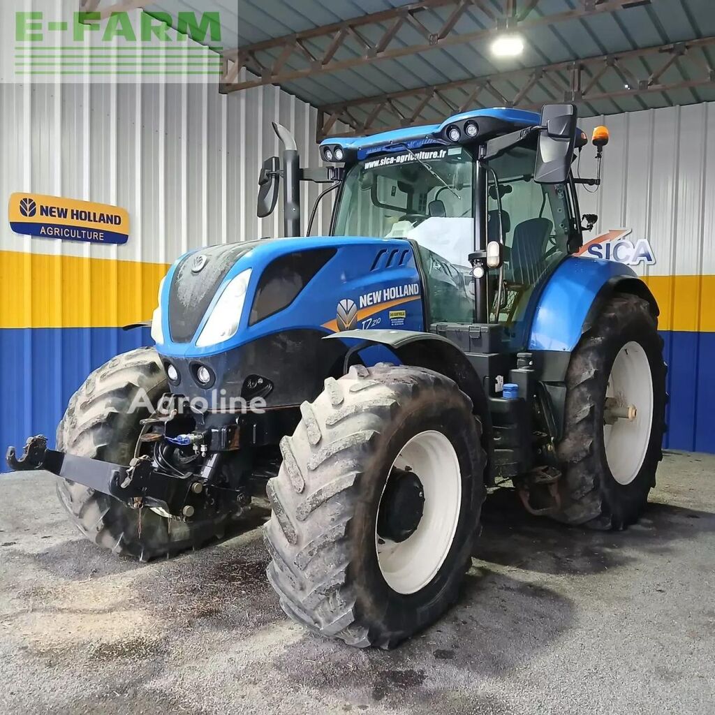 New Holland t7.210 power com traktor točkaš
