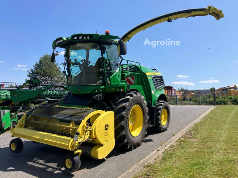 John Deere 9600i mit Kemper 375pro und 639 PickUp krmni kombajn