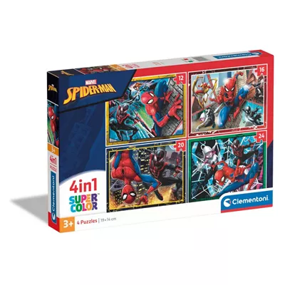 Clementoni
CLEMENTONI PUZZLE 4 U 1 SPIDERMAN (12-16-20-24 DELOVA) CL21515