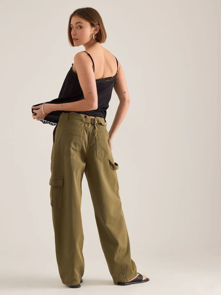 Zeleno - Anthropologie Barrel Kargo pantalone