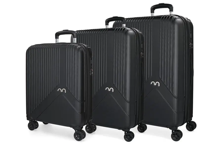 MOVOM Set kofera 3/1 Trendy ABS 55/67/76cm Crna 5819461
