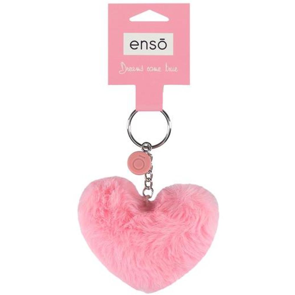 Privezak za ključeve torbu ranac Enso Heart fuchsia 97402