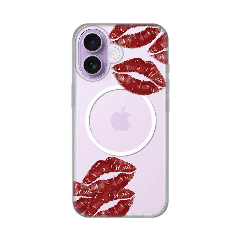 Futrola print Magsafe za iPhone 17 Kisses