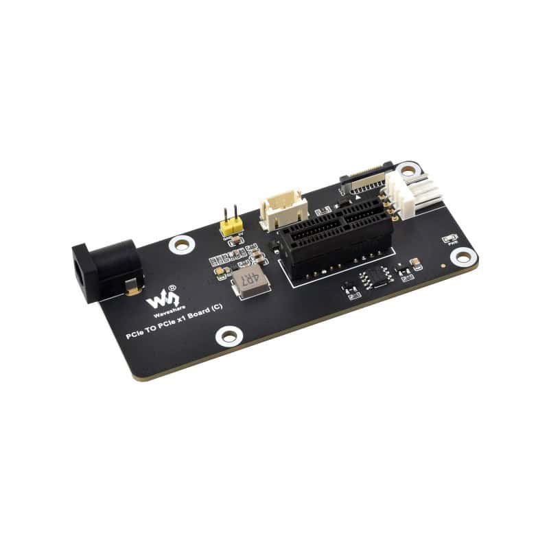 PCIe FFC konektor na standardni PCIe x1 Slot Adapter ploča (C) za Raspberry Pi 5, kompatibilno sa PCIe x1, x4, x8, x16 uređajima