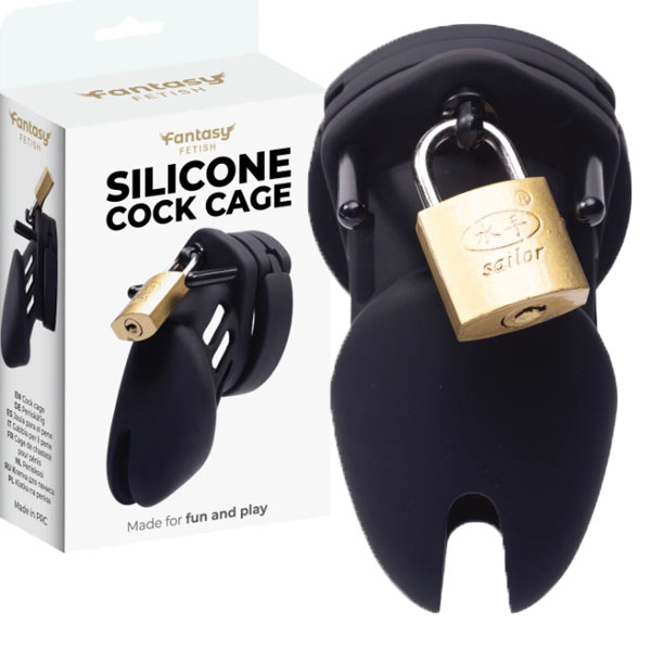 Silicone cock cage