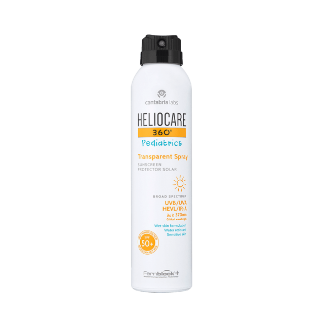 Heliocare 360 Pediatrics Transparentni sprej za sunčanje SPF 50 200 ml