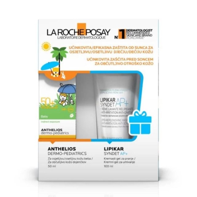 La Roche-Posay Anthelios baby losion SPF50 50ml+Lipikar syndet 100 ml PROMO PAKET