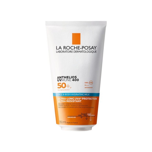 La Roche-Posay Anthelios UVMune 400 mleko za zaštitu od sunca za decu i odrasle SPF50+ 150 ml