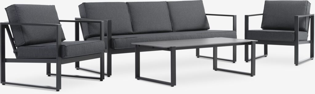 Lounge set VONGE 5pers. black
