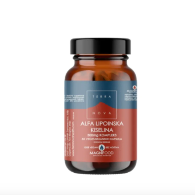 TERRANOVA ALFA‑LIPOINSKA KISELINA 300MG 50 KAPSULA