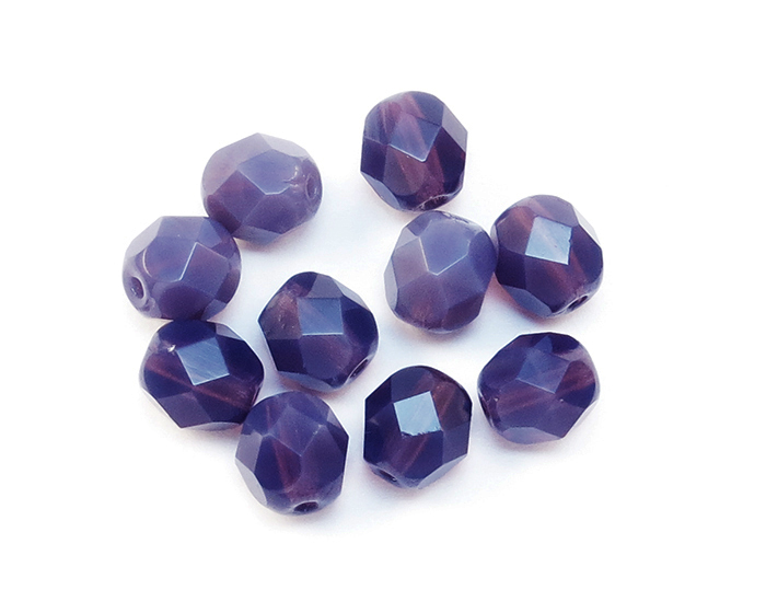 FP06_21010 Firepolish 6mm Milky Amethyst (10kom)