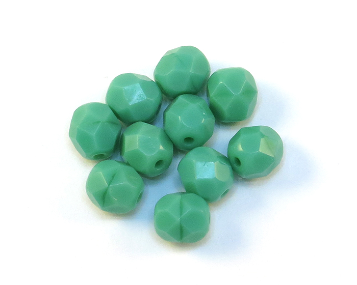 FP06_53130 Firepolish 6mm Green Turquoise (10kom)