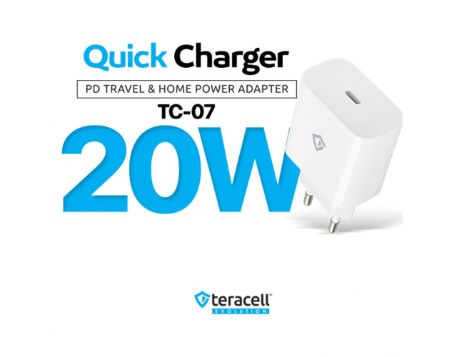Teracell TC-07Punjač za mobilni telefon 20W beli