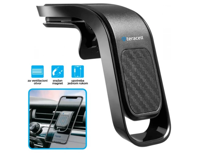 Teracell TC-03 Magnetni auto držač za mobilni telefon crni