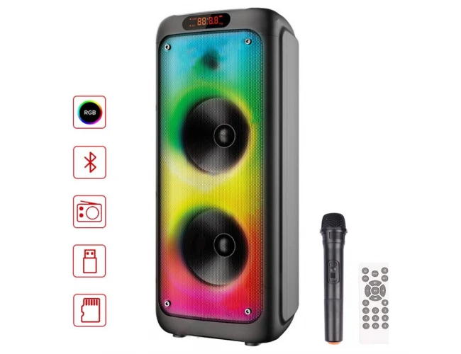 Red BTS-1387 Bluetooth zvučnik crni
