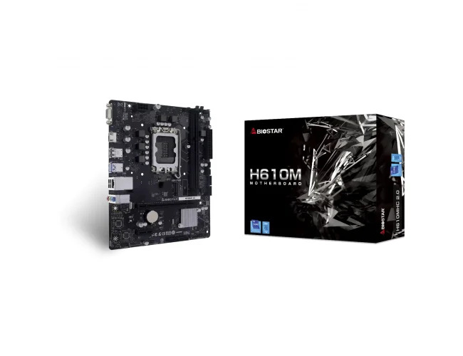 Biostar H610MHC matična ploča - VGA, HDMI, M.2, LGA 1700