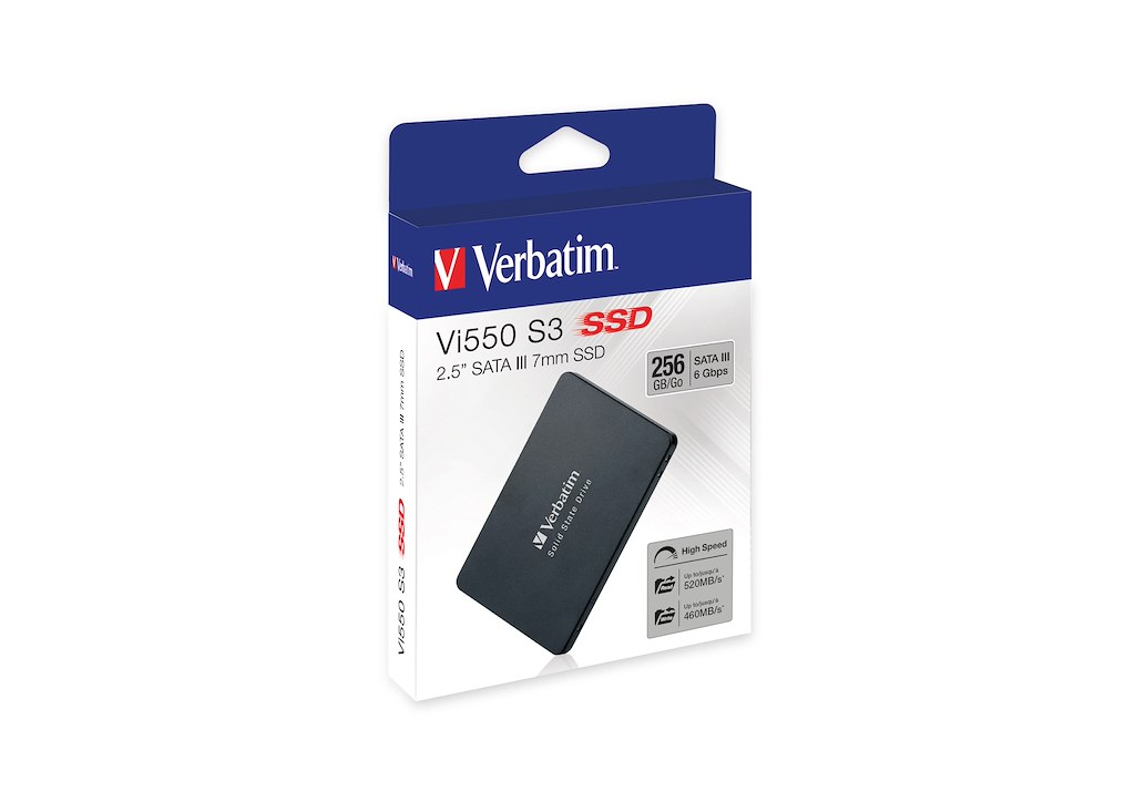 Verbatim 256GB 2.5" SATA III Vi550 S3 SSD disk