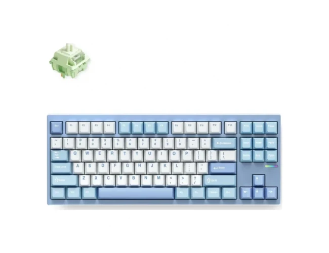 Mchose GX87 Lite mehanička tastatura plava