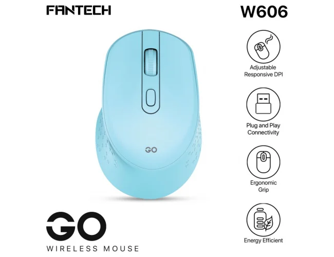 Fantech GO W606 bežični miš plavi