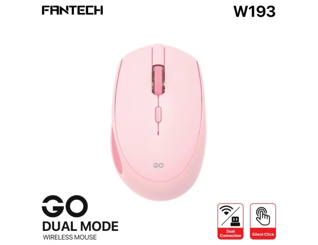 Fantech GO W193 bežični miš rozi
