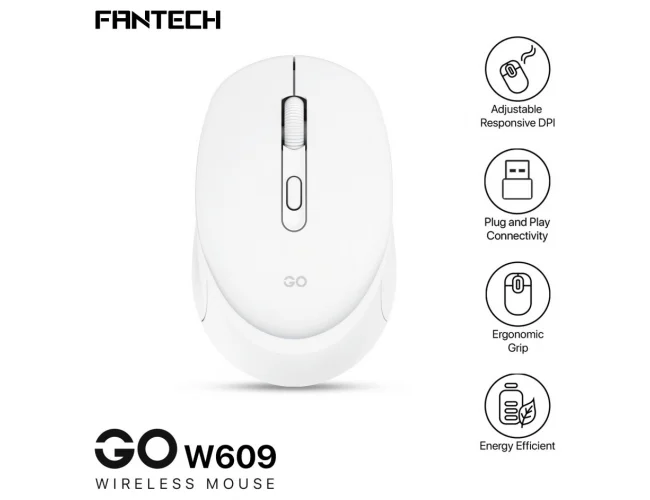 Fantech GO W609 bežični miš beli