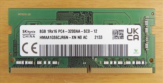 Hynix 8GB PC4 3200 CL16 1.2V HMAA1GS6CJR6N sodimm