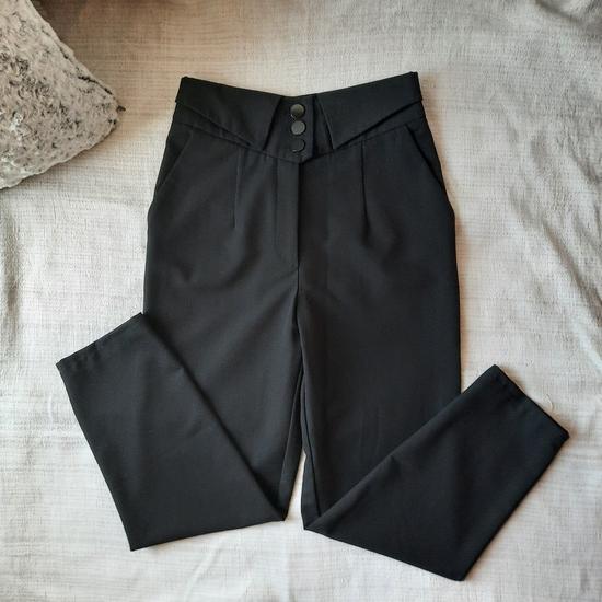 P.S. Fashion elegantne crne pantalone XS/S