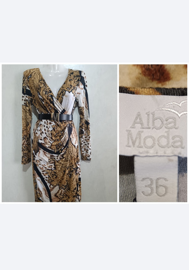 ALBA Moda haljina u animal printu      38