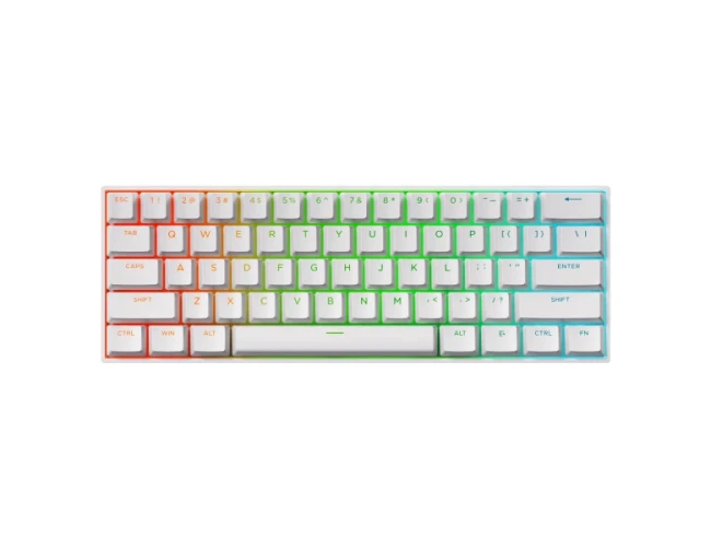 Mchose Ace 60 Pro gejmerska tastatura bela