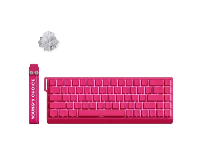 Mchose Ace 68 Hall gejmerska tastatura roze