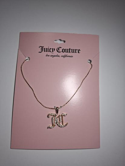 NOVA Juicy Couture ogrlica cirkoni "JC"