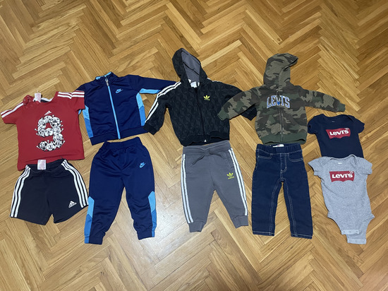 Nike, Adidas, Levis paket 9-12